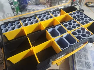 Small parts organizer removable bins by Wes Devauld | Download free STL ...