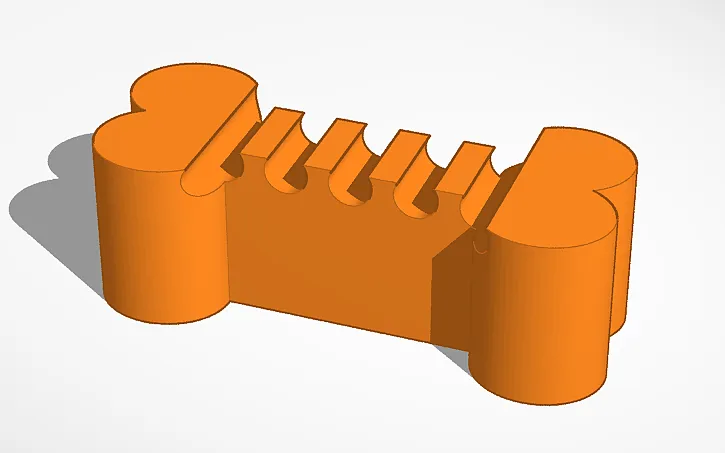 Dog Bone cable organizer by mynameistaeyang | Download free STL model ...