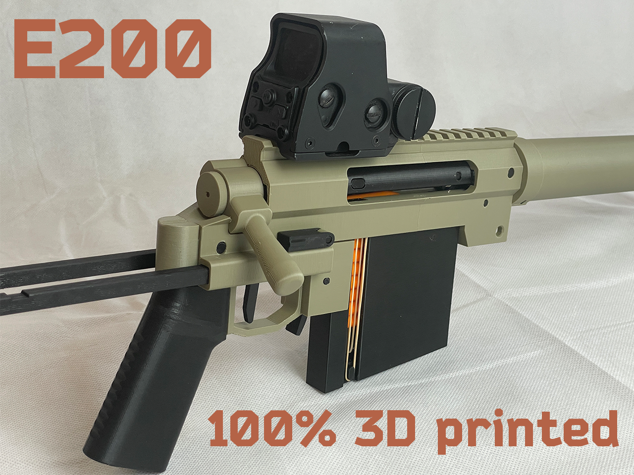 E200 | Toy Sniper rifle (Working!) by Ekcnheb | Download free STL model ...