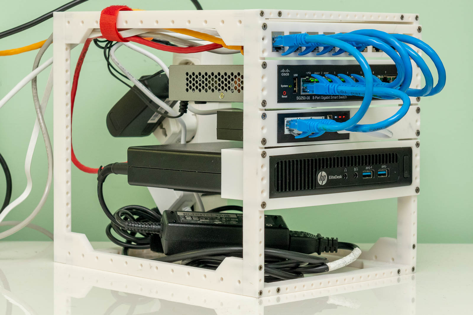 19cm network rack by Blinkinlabs | Download free STL model | Printables.com