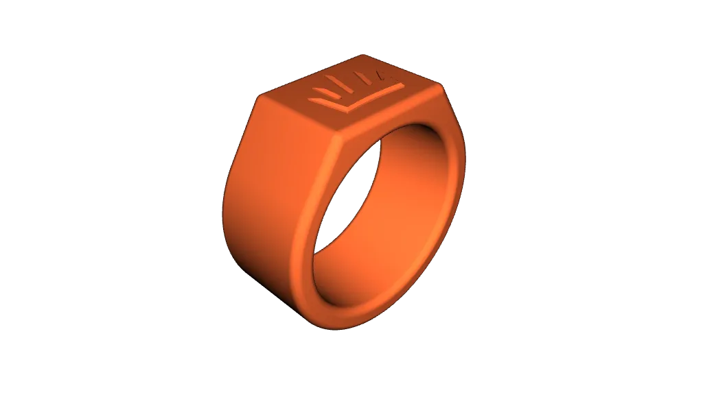 Ring with King crown by dantech | Download free STL model | Printables.com
