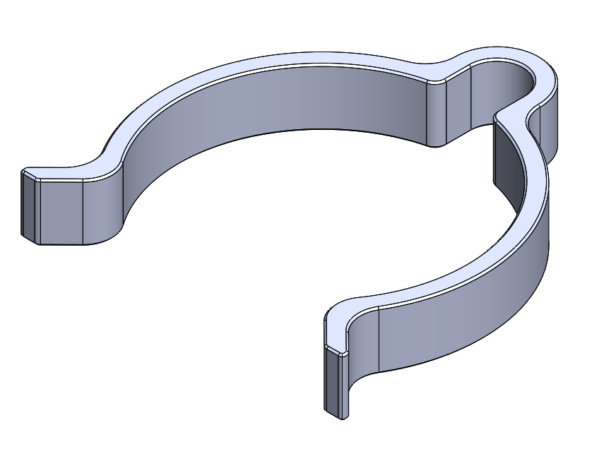 Snap-On Cable (Ø3–12) Clip for Tubes (Ø20–50) by Muffelkraft | Download ...