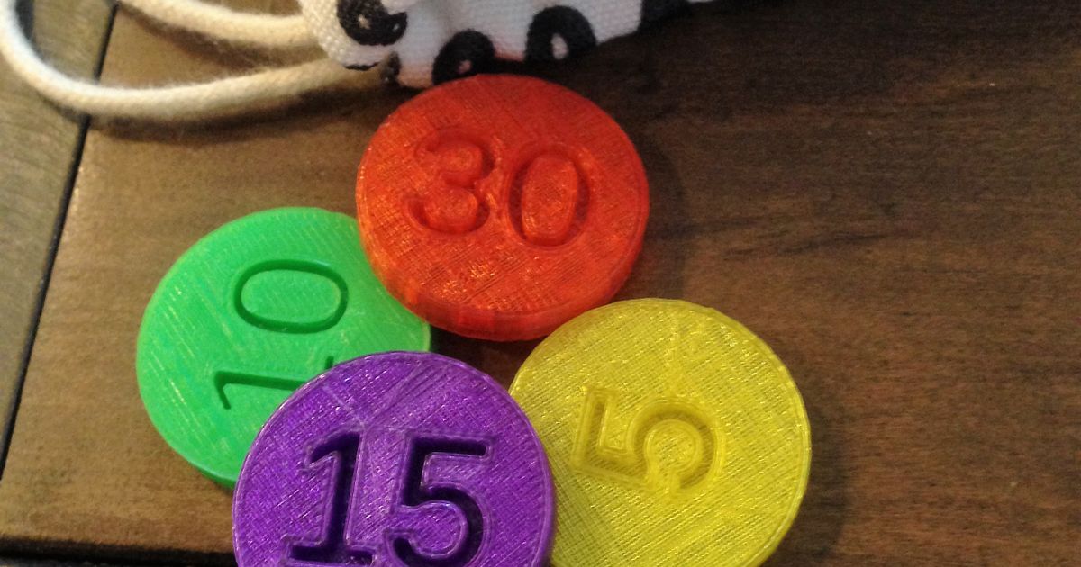 Screentime Chits by Ericka | Download free STL model | Printables.com