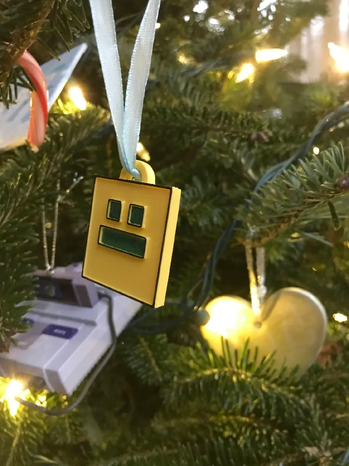 Geometry Dash Christmas Tree Ornament by Finn Wilbanks | Download free ...