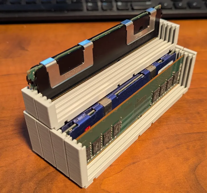 Modular DIMM / SO-DIMM RAM Tray that is stackable by Lerry | Download ...