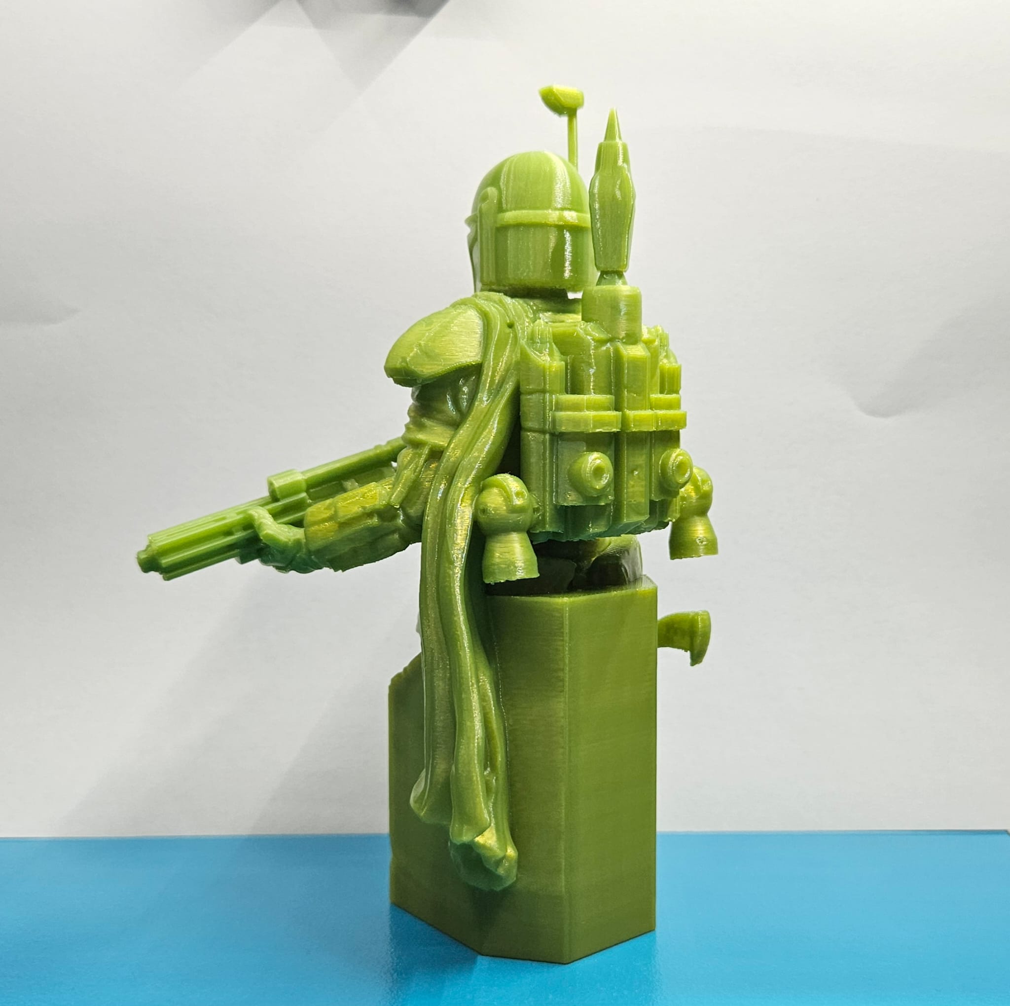 BOBA FETT bust with gun by Super 25 | Download free STL model ...