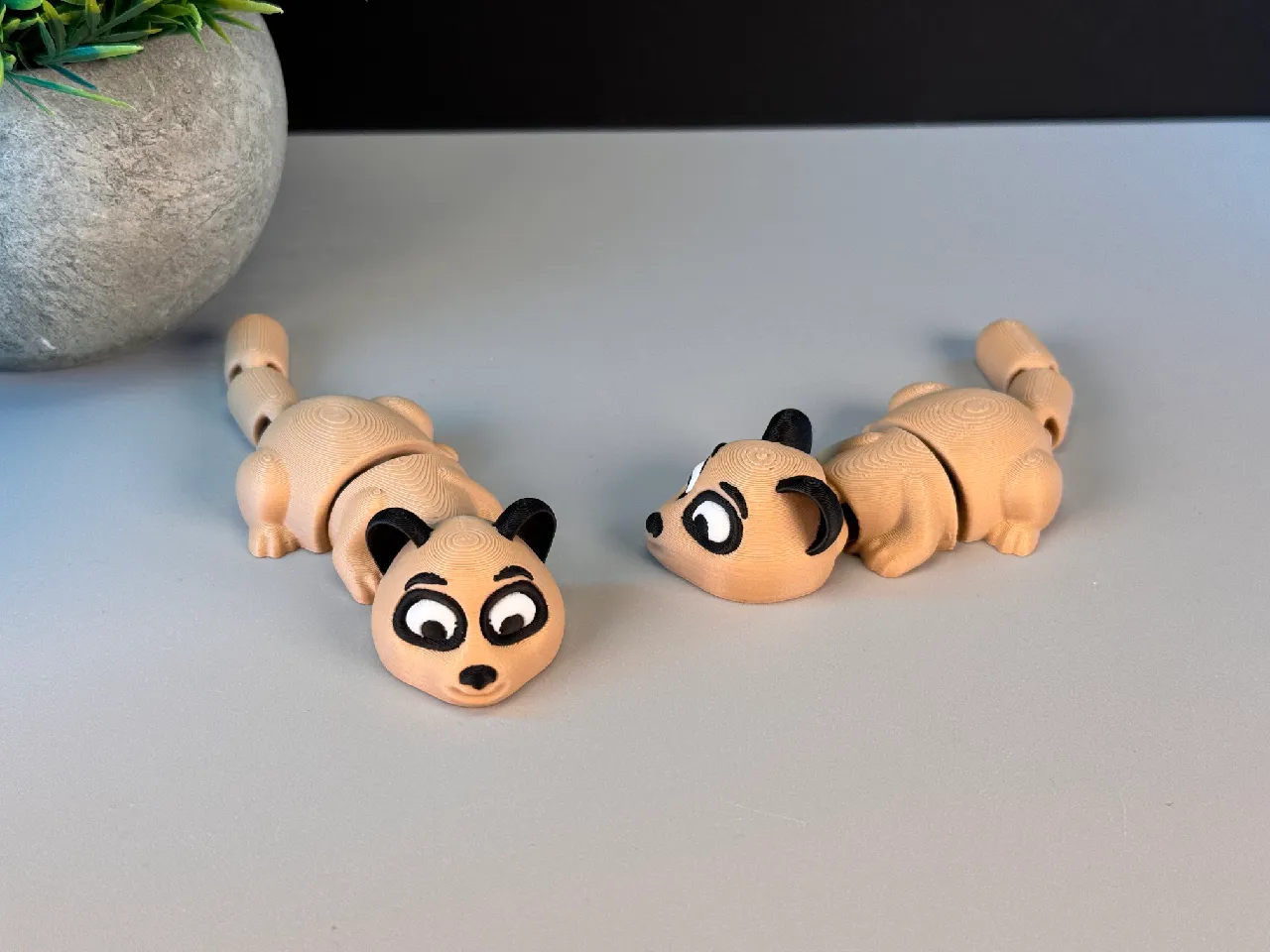 Articulated Cute Meerkat By 3dprintyi Download Free Stl Model