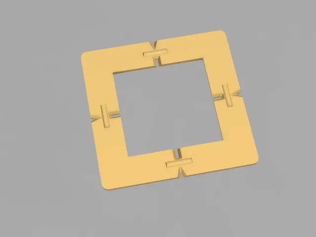 UK single gang electrical box easycut template by Vyviora | Download ...