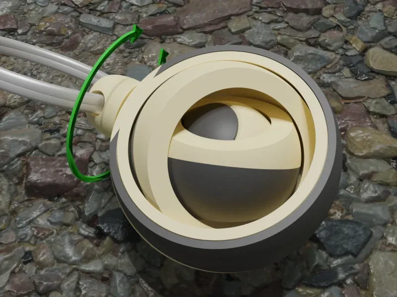 Gyroscopic keychains by Gedweb | Download free STL model | Printables.com