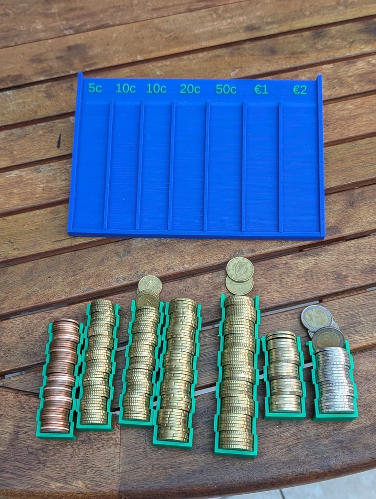 Euro coin counter with no moving parts by Brian Coulter | Download free ...