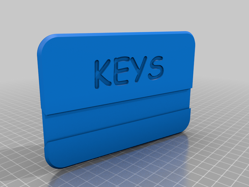Key Chain Holder by wintees | Download free STL model | Printables.com
