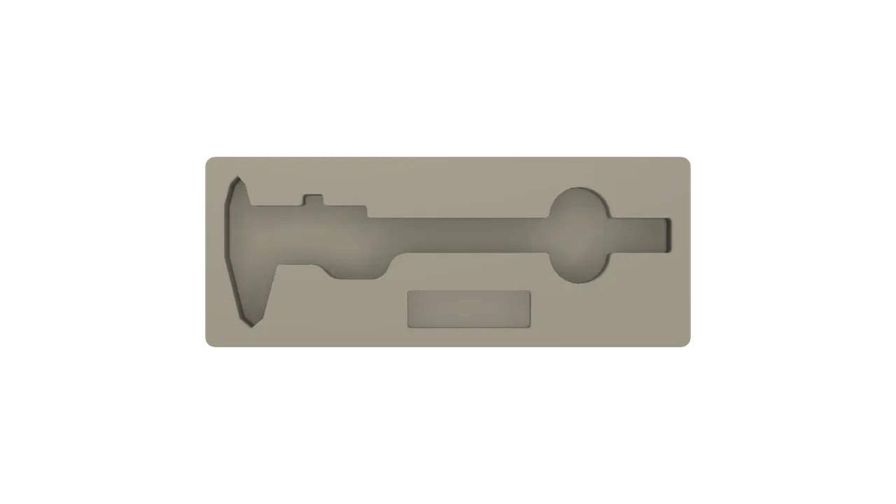 Caliper Tray by Aaron Wright | Download free STL model | Printables.com