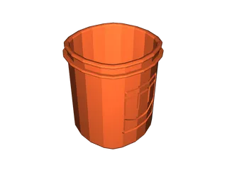 Rec Room Bucket by Big Nuts 700 | Download free STL model | Printables.com