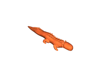 Green lizard (Rain world) by Roger-that | Download free STL model ...