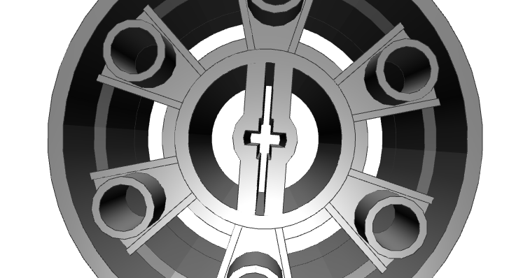 Lego Wheel Hub #3739 by PhilKloppers | Download free STL model ...