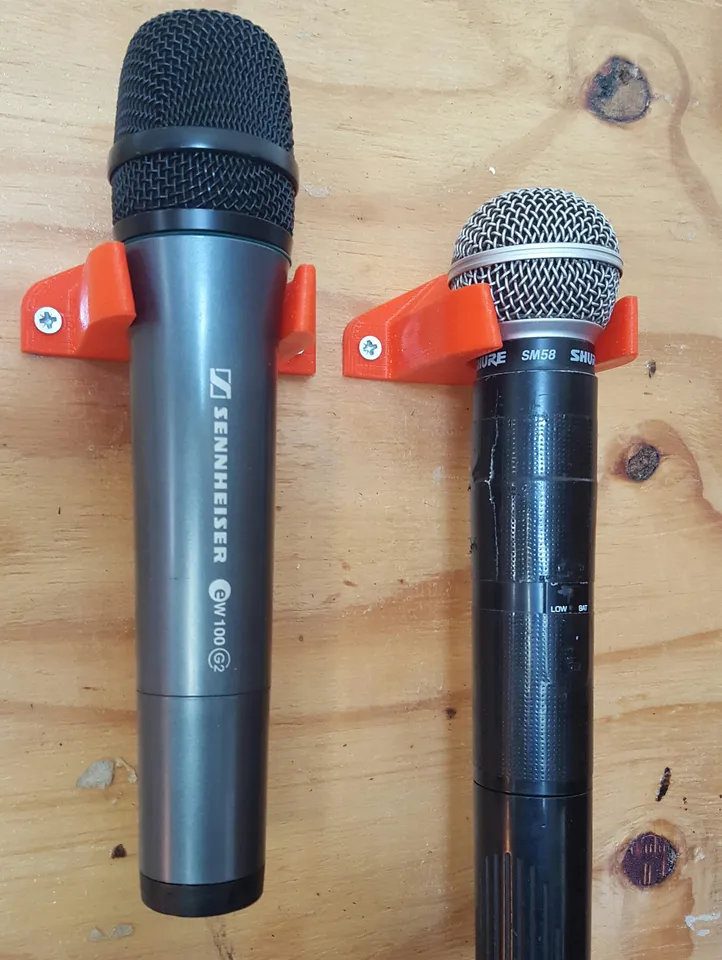 Microphone Wall Mount by PhilKloppers | Download free STL model ...