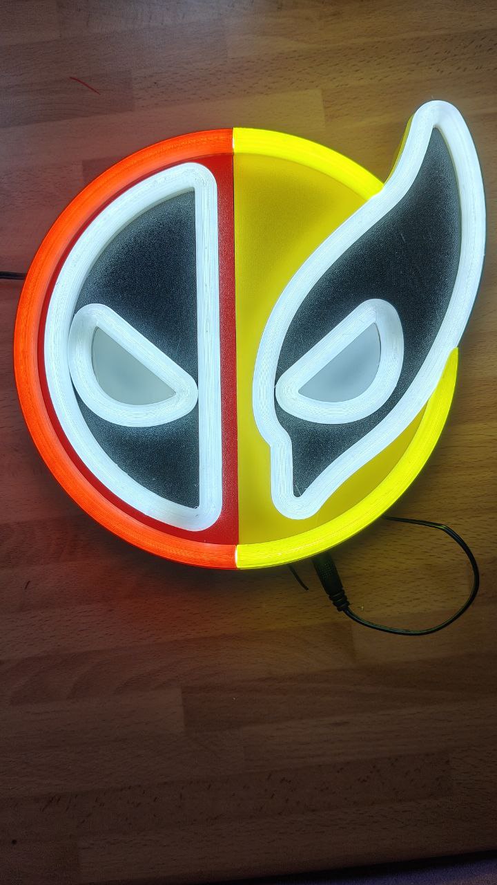 deadpool & wolverine neon by Aitotxu | Download free STL model ...