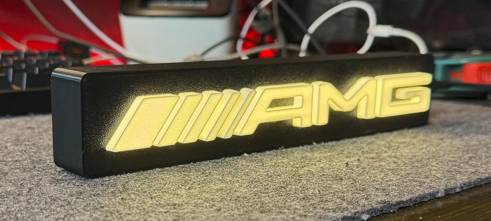 Amg Logo Lightbox by Nagy Ervin | Download free STL model | Printables.com