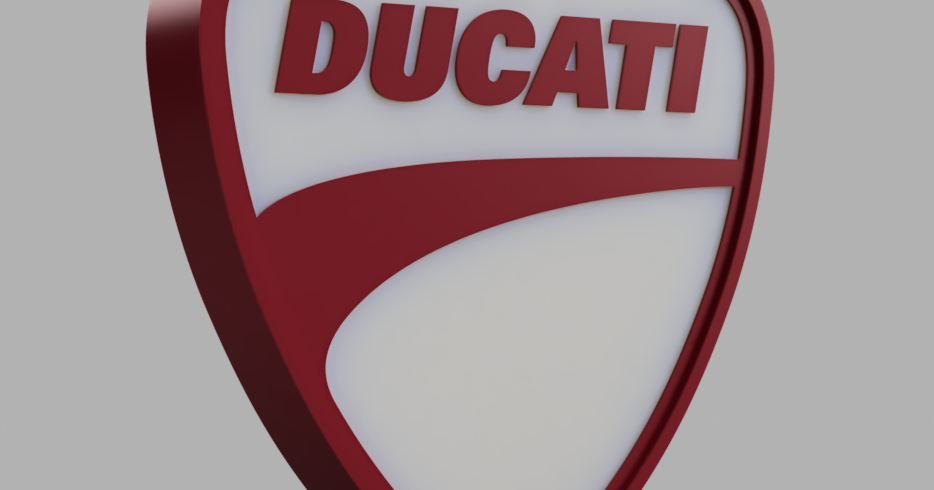 Ducati Logo Wall Decor&Lightbox by Nagy Ervin | Download free STL model ...