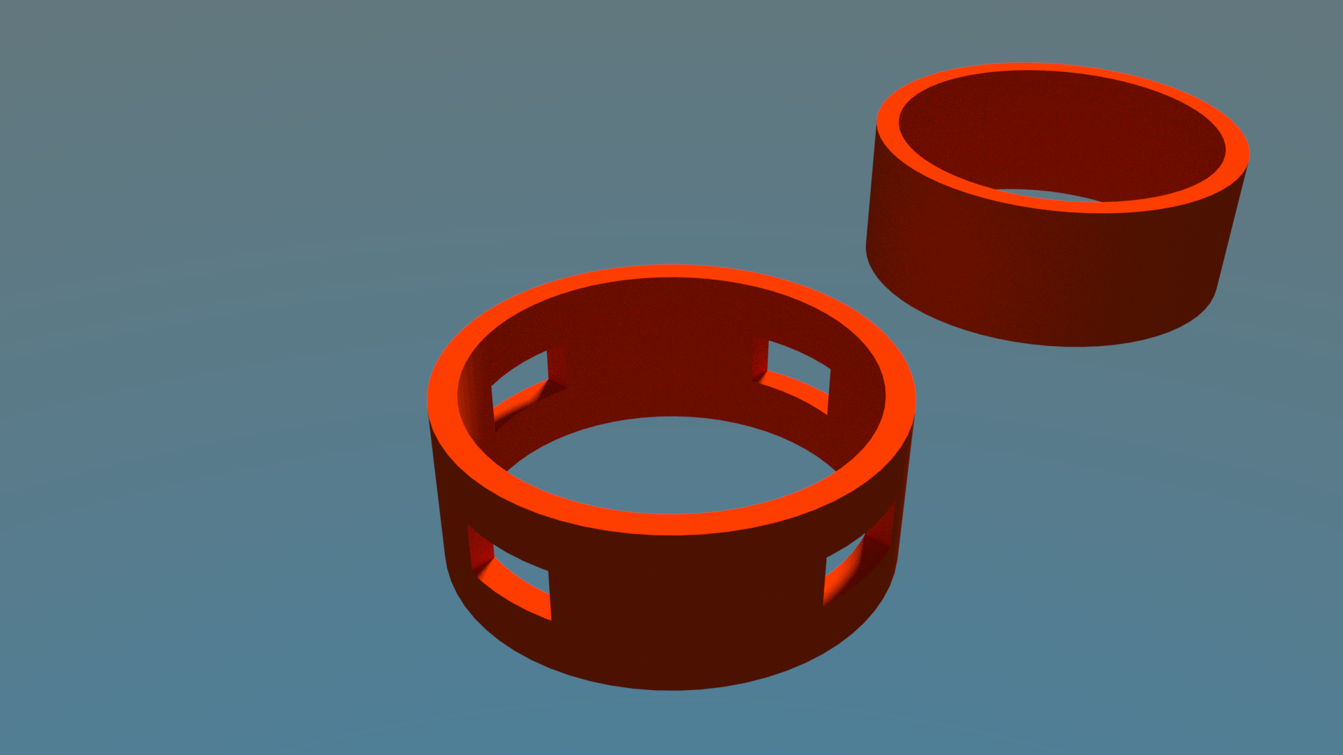 XLR Cable Identification Color Ring by Kilobit | Download free STL ...