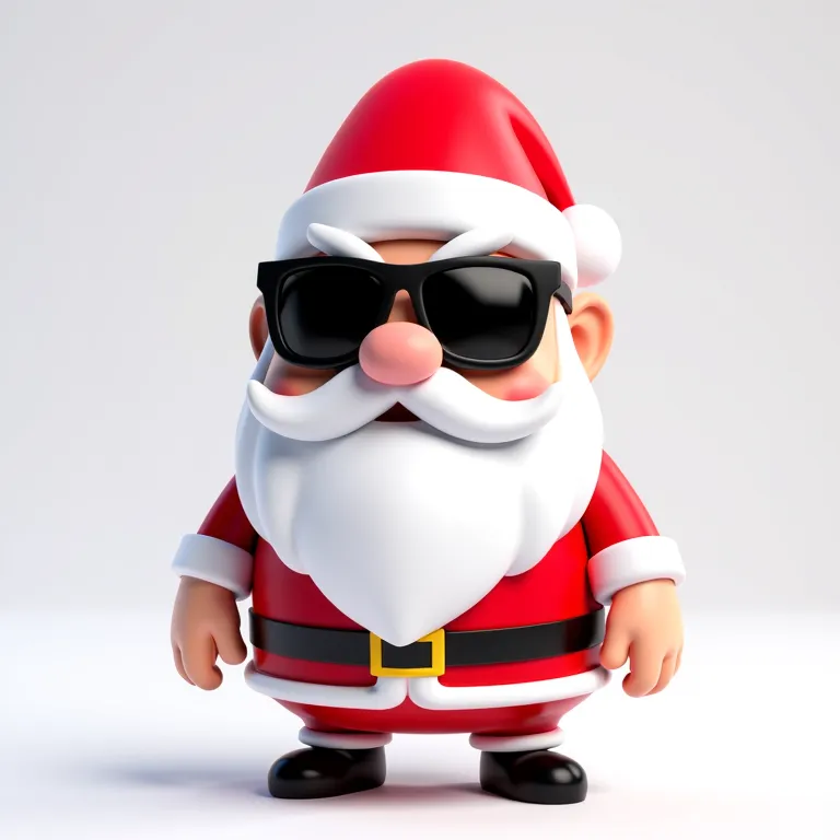 Cool Santa by Emil söderlund | Download free STL model | Printables.com