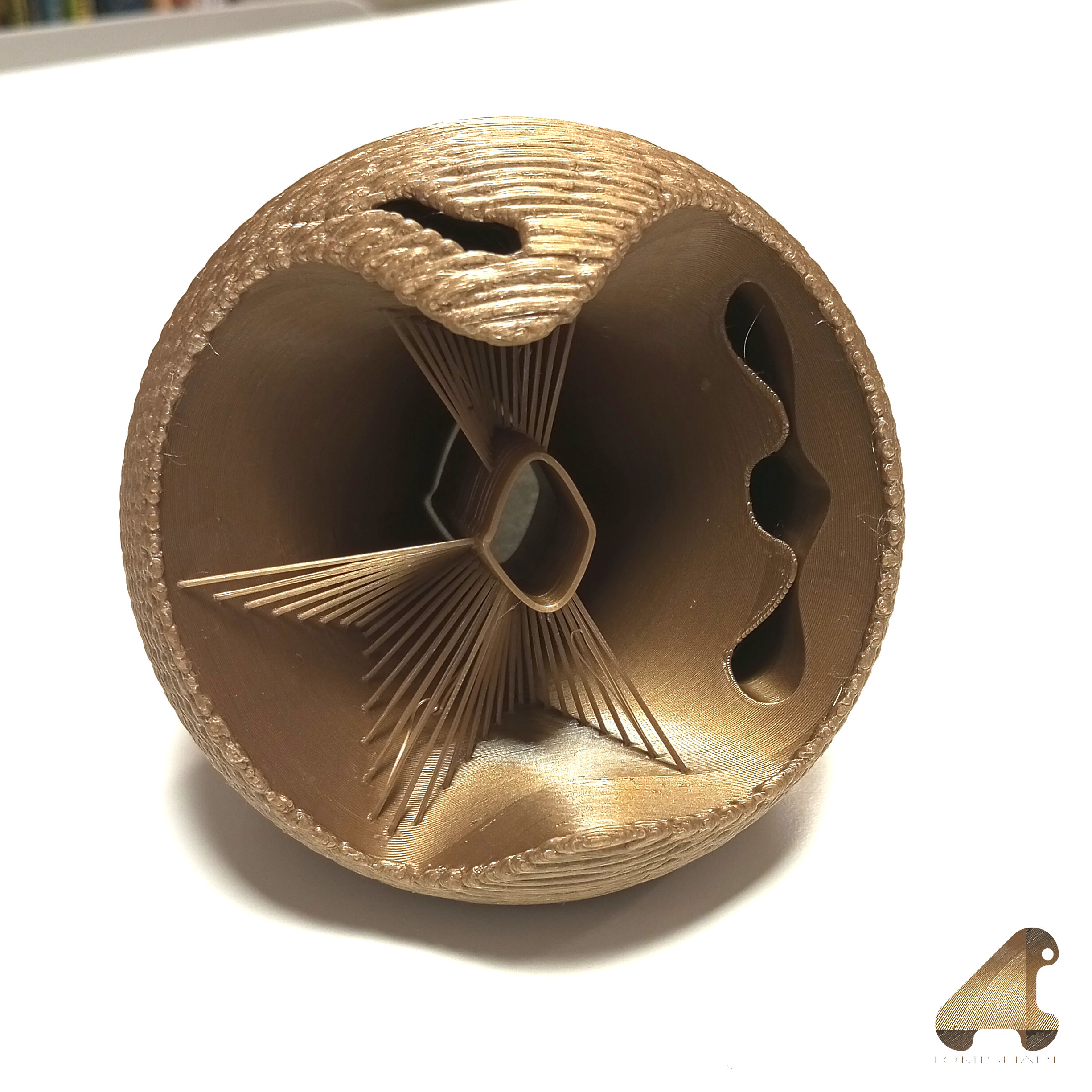 ABSTRACT SPHERE 2 – SPHERE AVEC BRINS by Tomishape | Download free STL ...