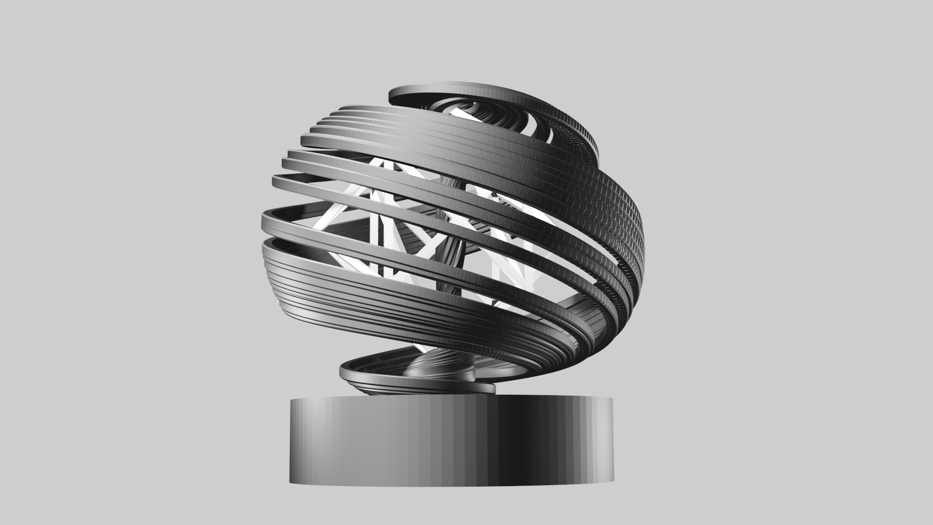 Chaotic lines and structure by Chris Lawrence | Download free STL model ...