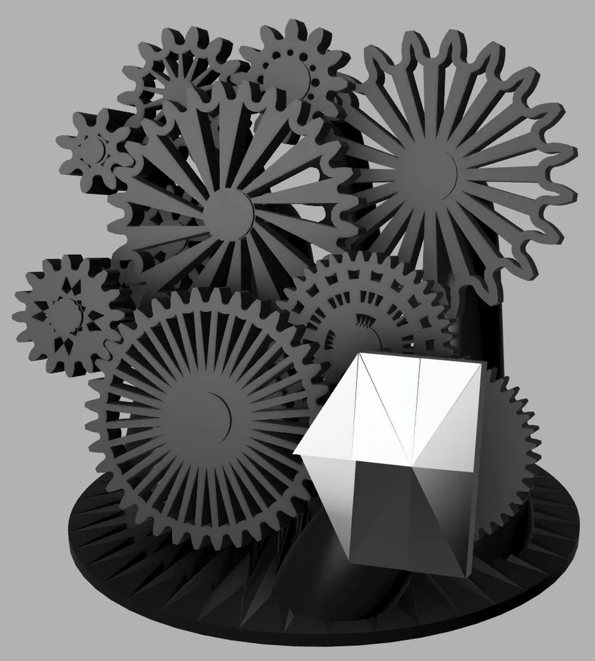 Gear trophy by ve0o | Download free STL model | Printables.com