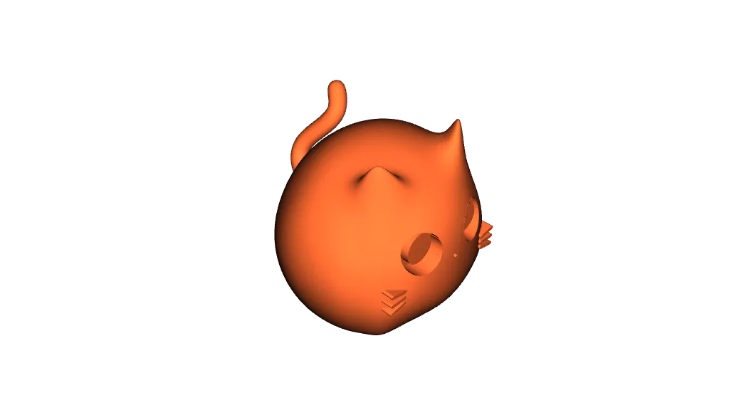 round Cat model by Luk 1337 | Download free STL model | Printables.com