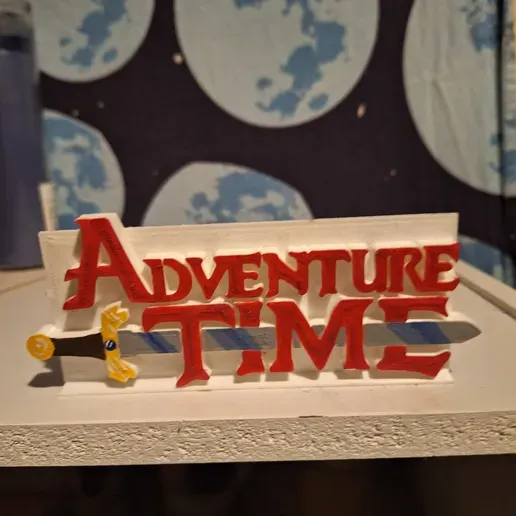 Adventure time logo by Justin Erwin | Download free STL model ...