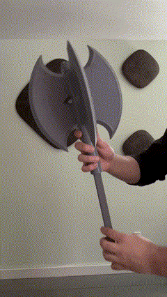 3FT MACE WITH PIN CONNECTIONS by NovaLabs3D | Download free STL model ...