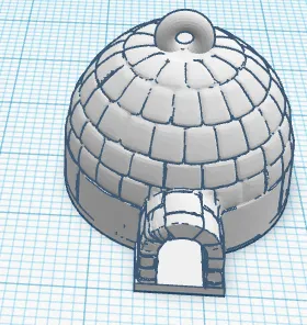 Igloo Ornament | Christmas Decorations by emir | Download free STL model | Printables.com
