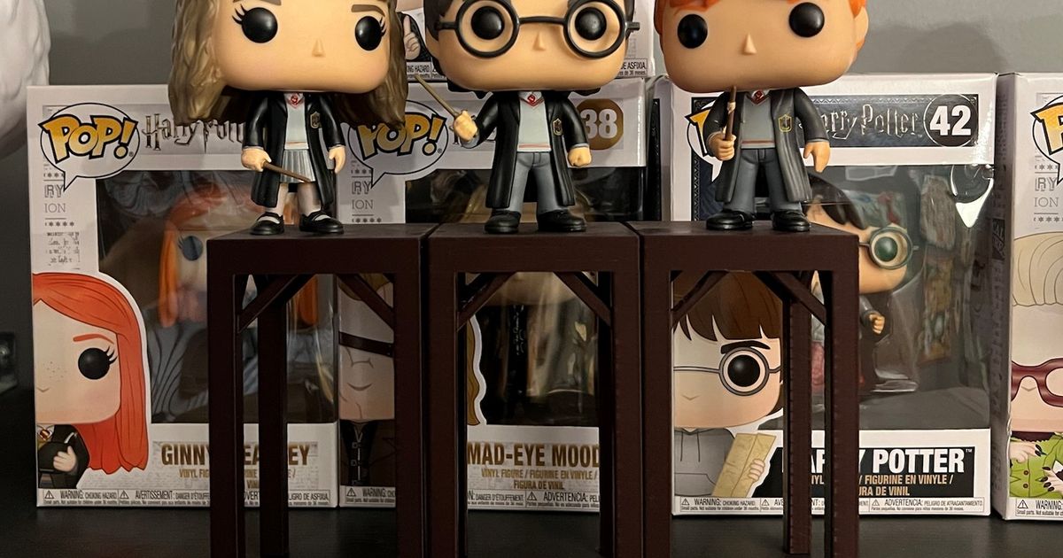 Funko Pop! Individual Figure Stand by qJake | Download free STL model ...