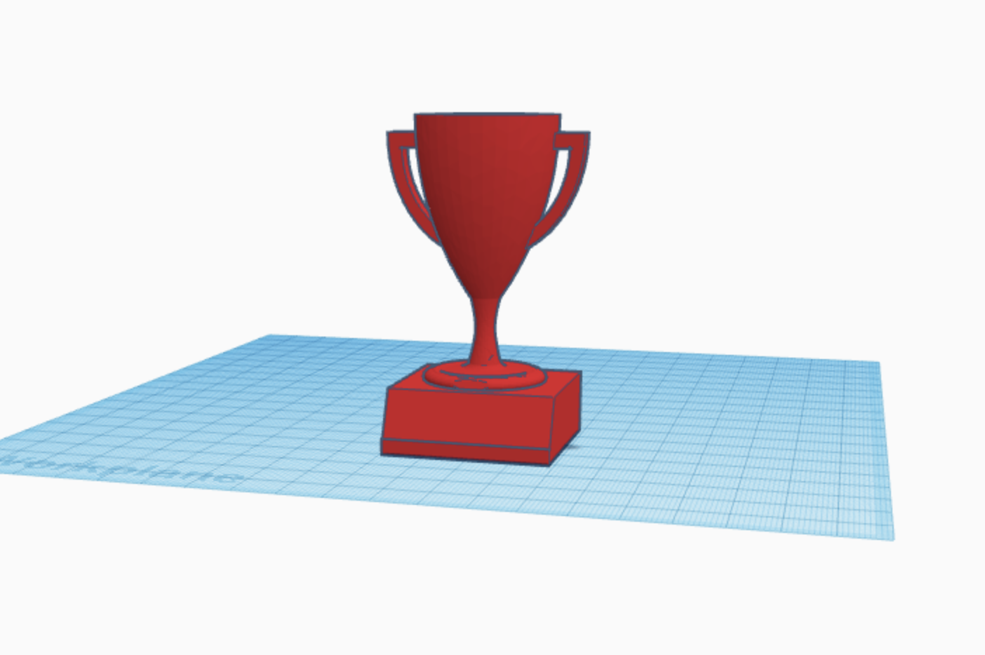trophy with trophyplate by tdot | Download free STL model | Printables.com