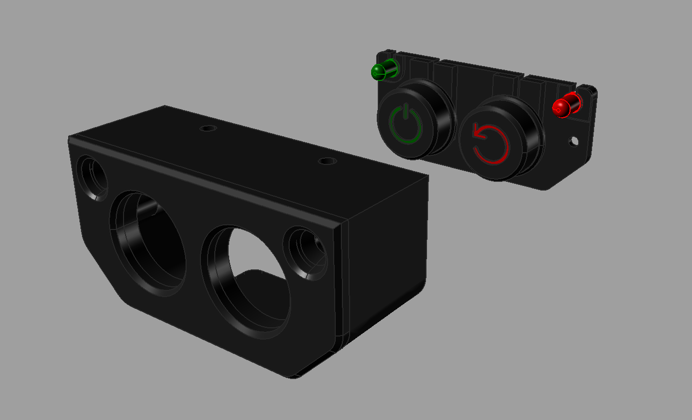 Computer Power Switch Housing by TperroneDesign | Download free STL ...