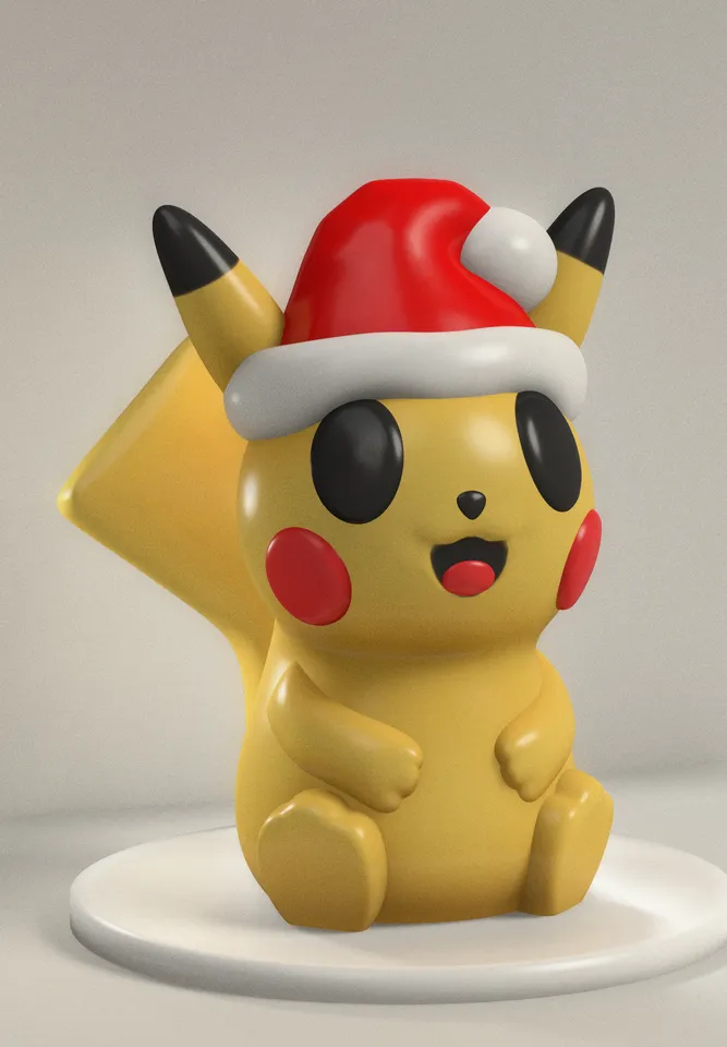 Santa Pikachu by Hildi3D | Download free STL model | Printables.com