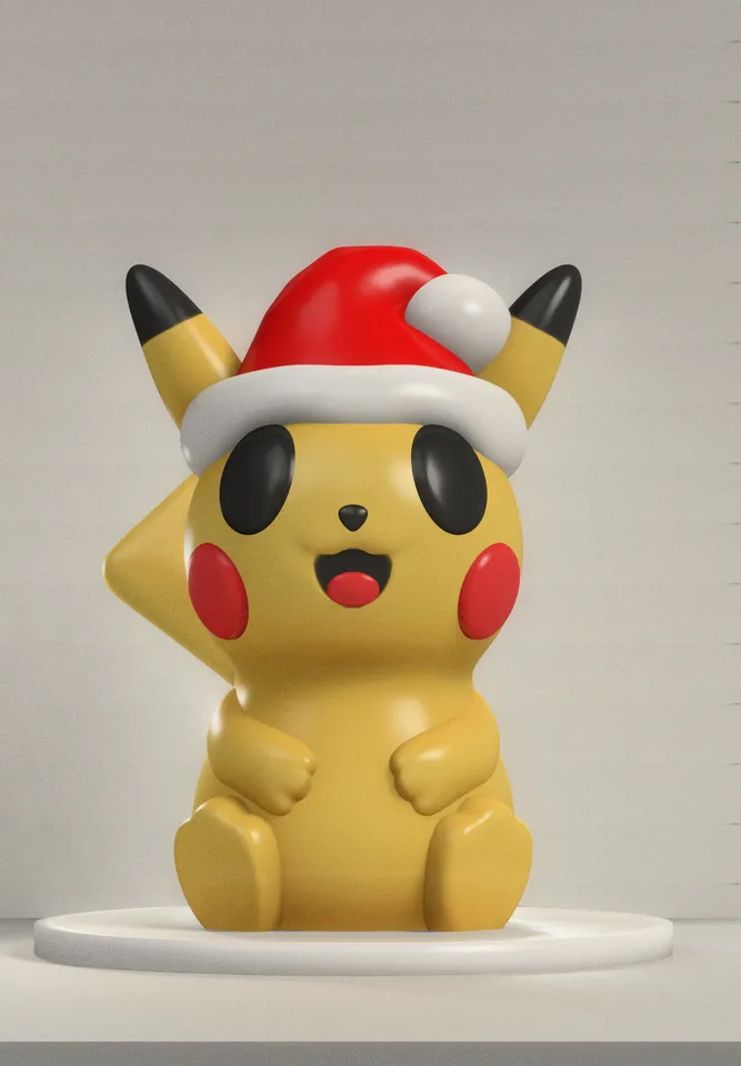 Santa Pikachu by Hildi3D | Download free STL model | Printables.com
