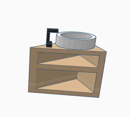 Miniature/doll bathroom sink design by TheSagittariusMaker | Download ...