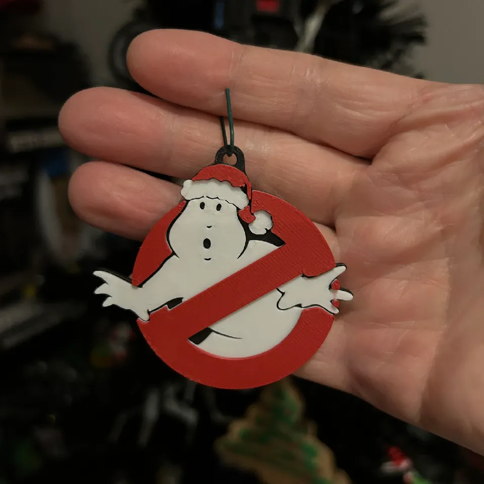 Ghostbusters Christmas Keychain by nerdyviews | Download free STL model ...