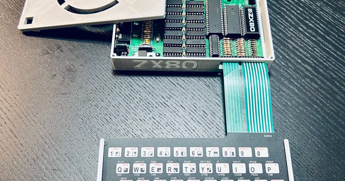 ZX80 Case by Macmade | Download free STL model | Printables.com