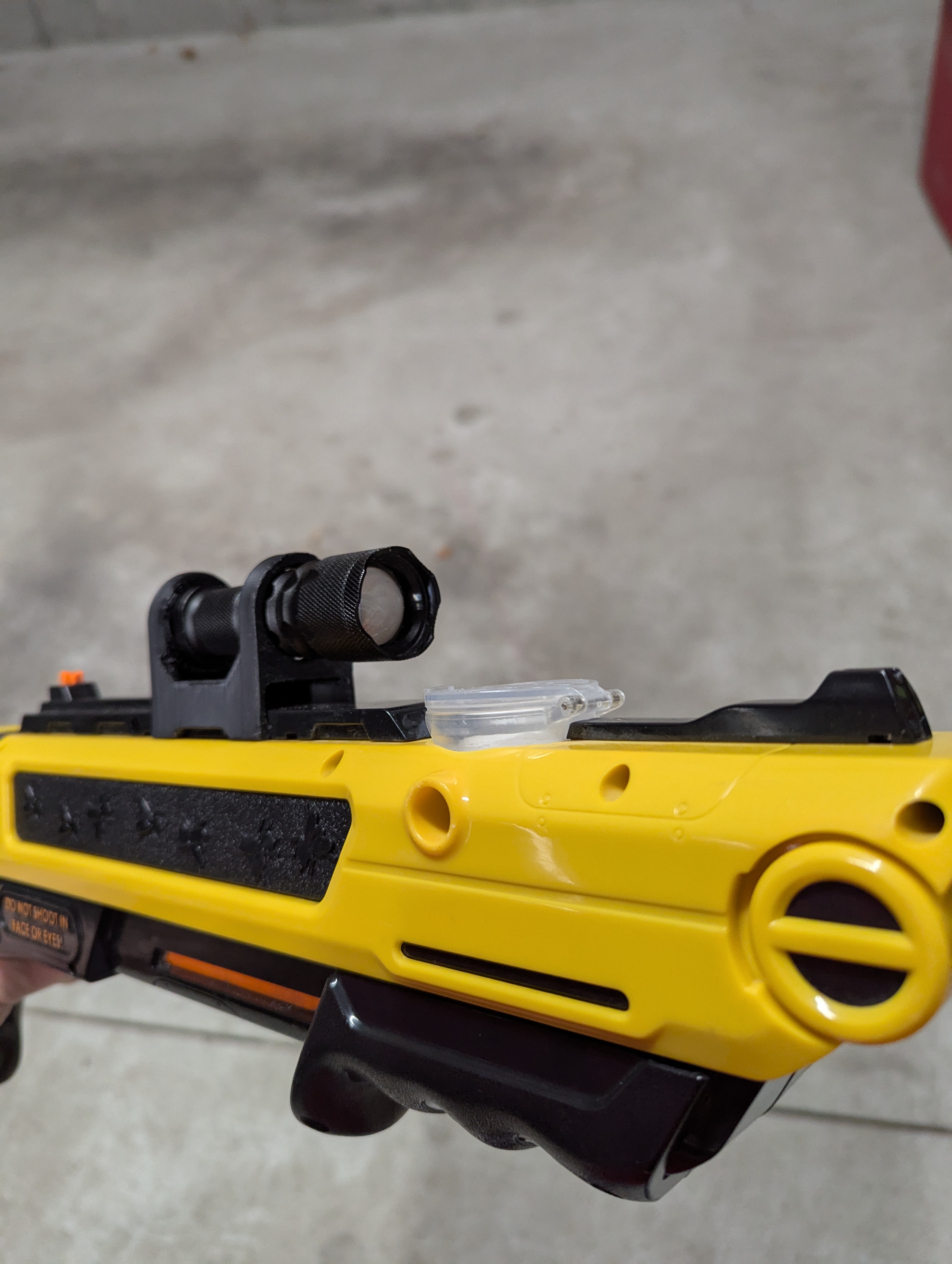 Bug Assault Flashlight Mount by jhm.jeff | Download free STL model ...