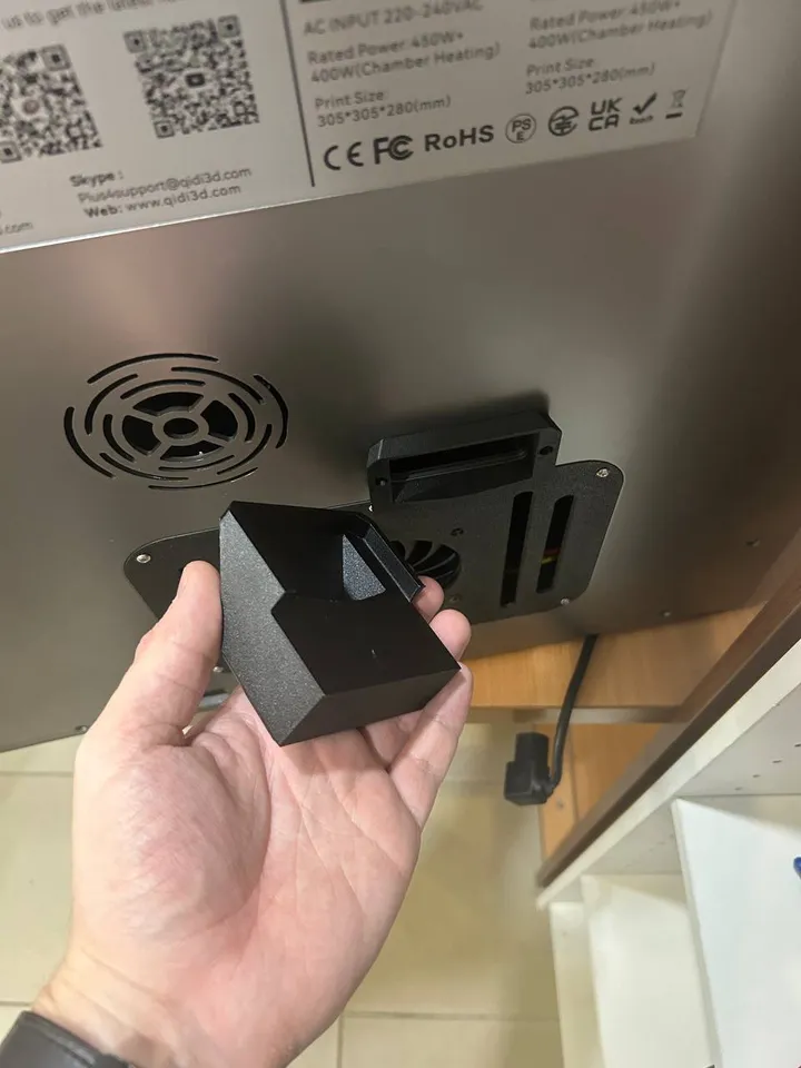 Qidi PLUS 4 Filament Poop chute removable small container by GreySiD ...