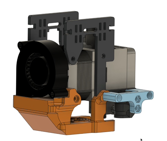 SK-Go Volcano Hemera Fan Duct + Pinda mount by Ravi | Download free STL ...