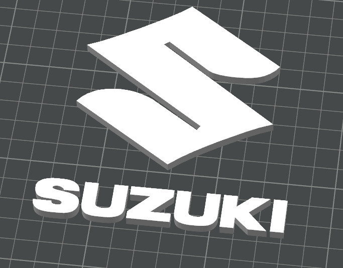 SUZUKI LOGO von HUSY | Kostenloses STL-Modell herunterladen ...