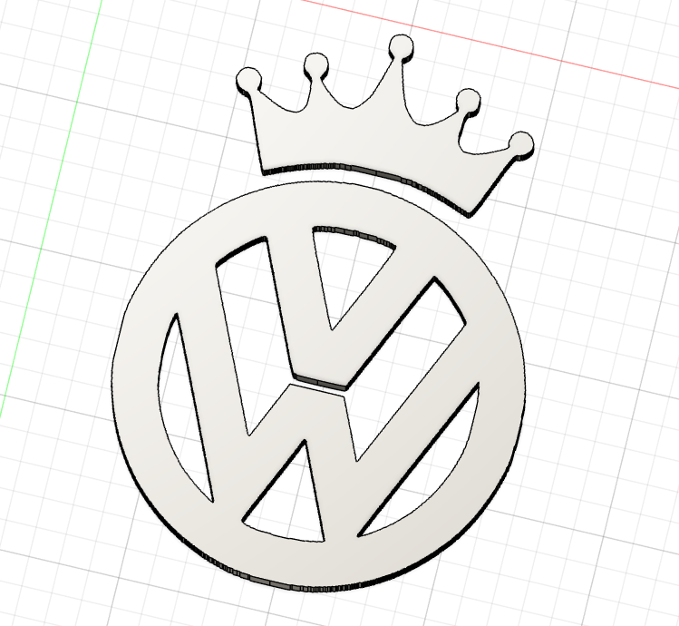 VW LOGO by HUSY | Download free STL model | Printables.com