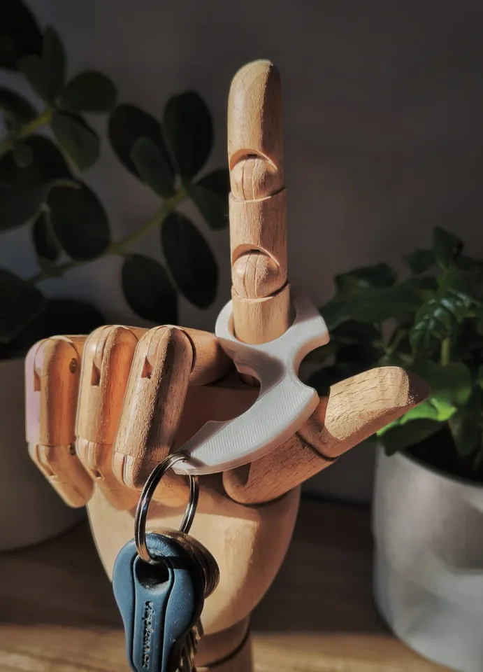 Ninja keychain spinner by _mirda_ku | Download free STL model ...