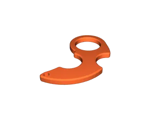 Ninja keychain spinner by _mirda_ku | Download free STL model ...