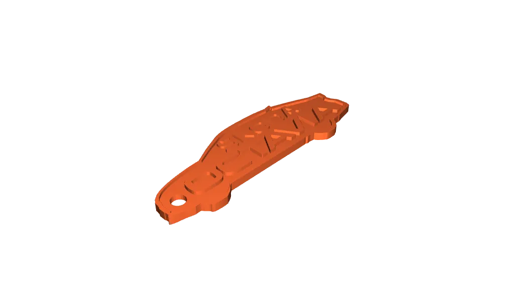 klíčenka ŠKODA OCTAVIA sedan by TazMan | Download free STL model ...