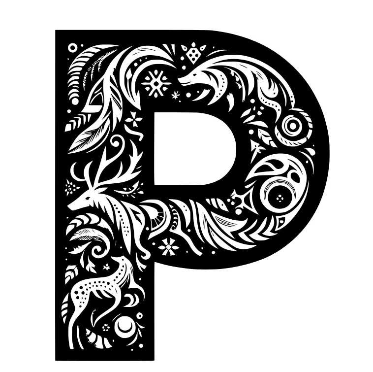 Crazy alphabet: Letter P by Nina Máčová | Download free STL model ...