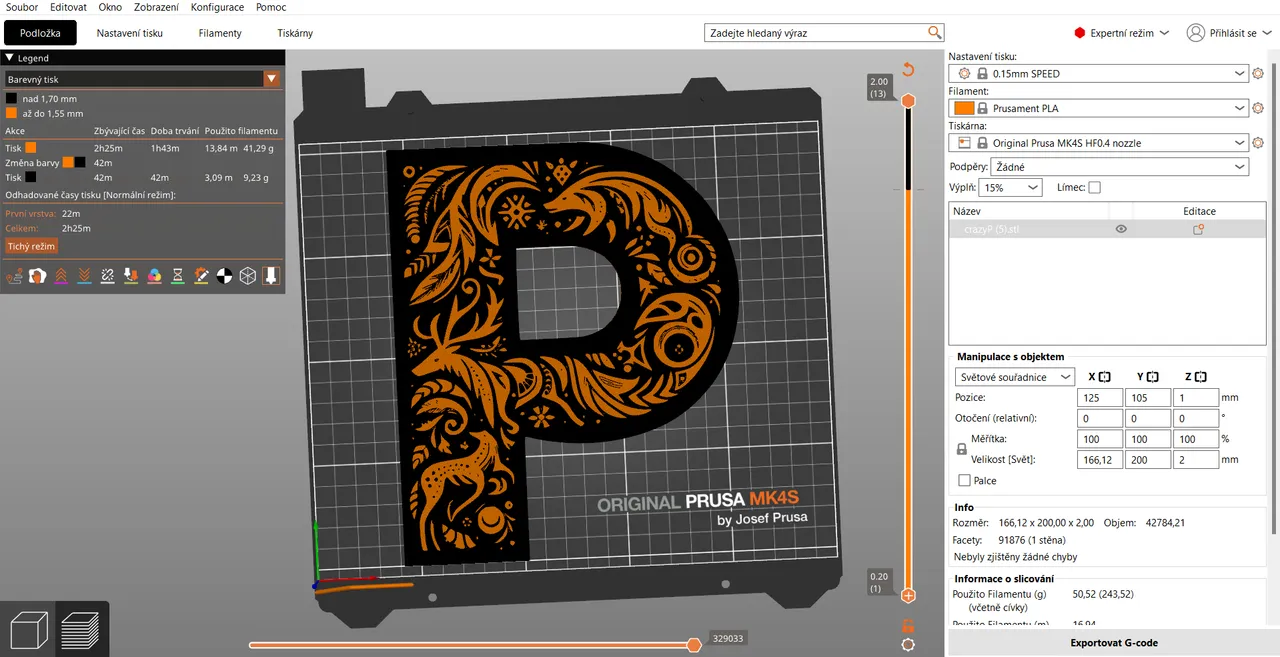 Crazy alphabet: Letter P by Nina Máčová | Download free STL model ...